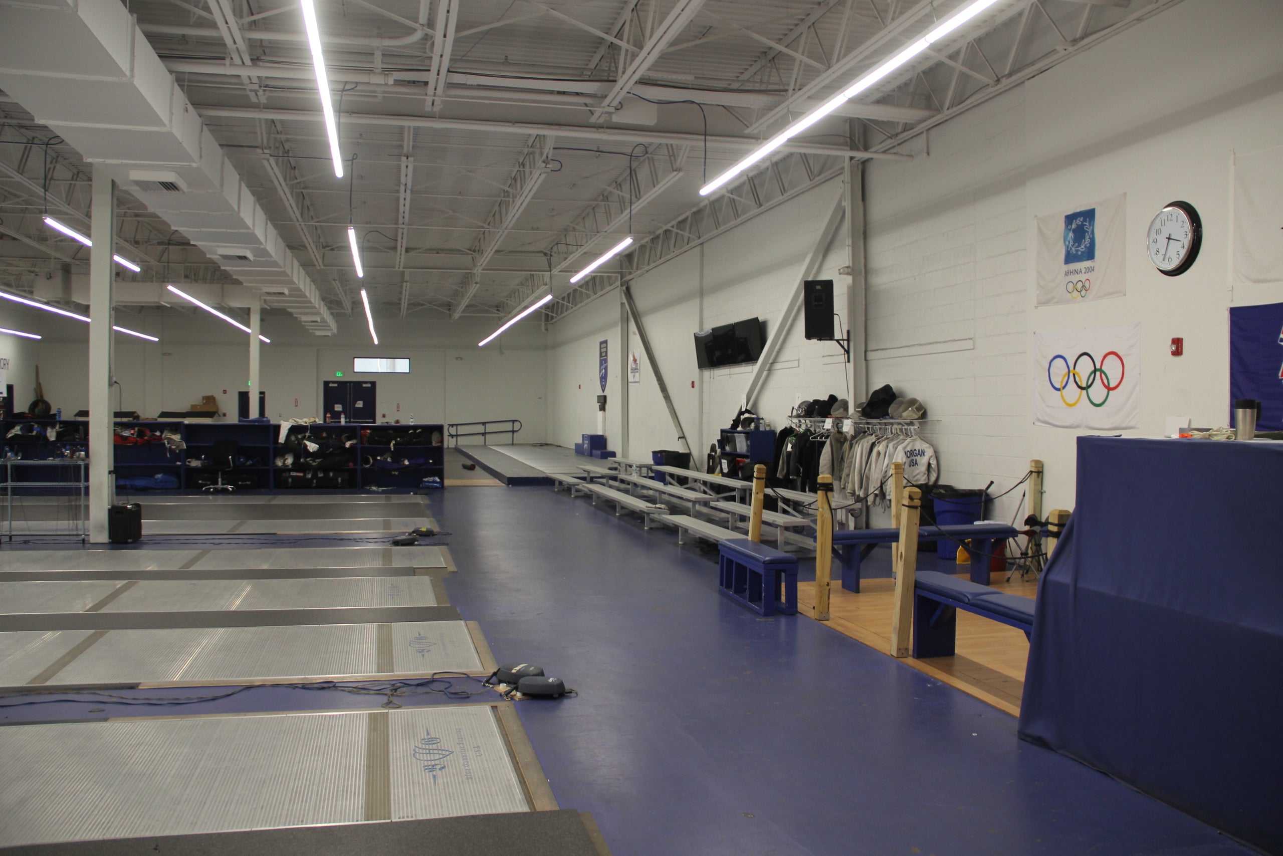 Fencing bag storage | Boston Fencing Club